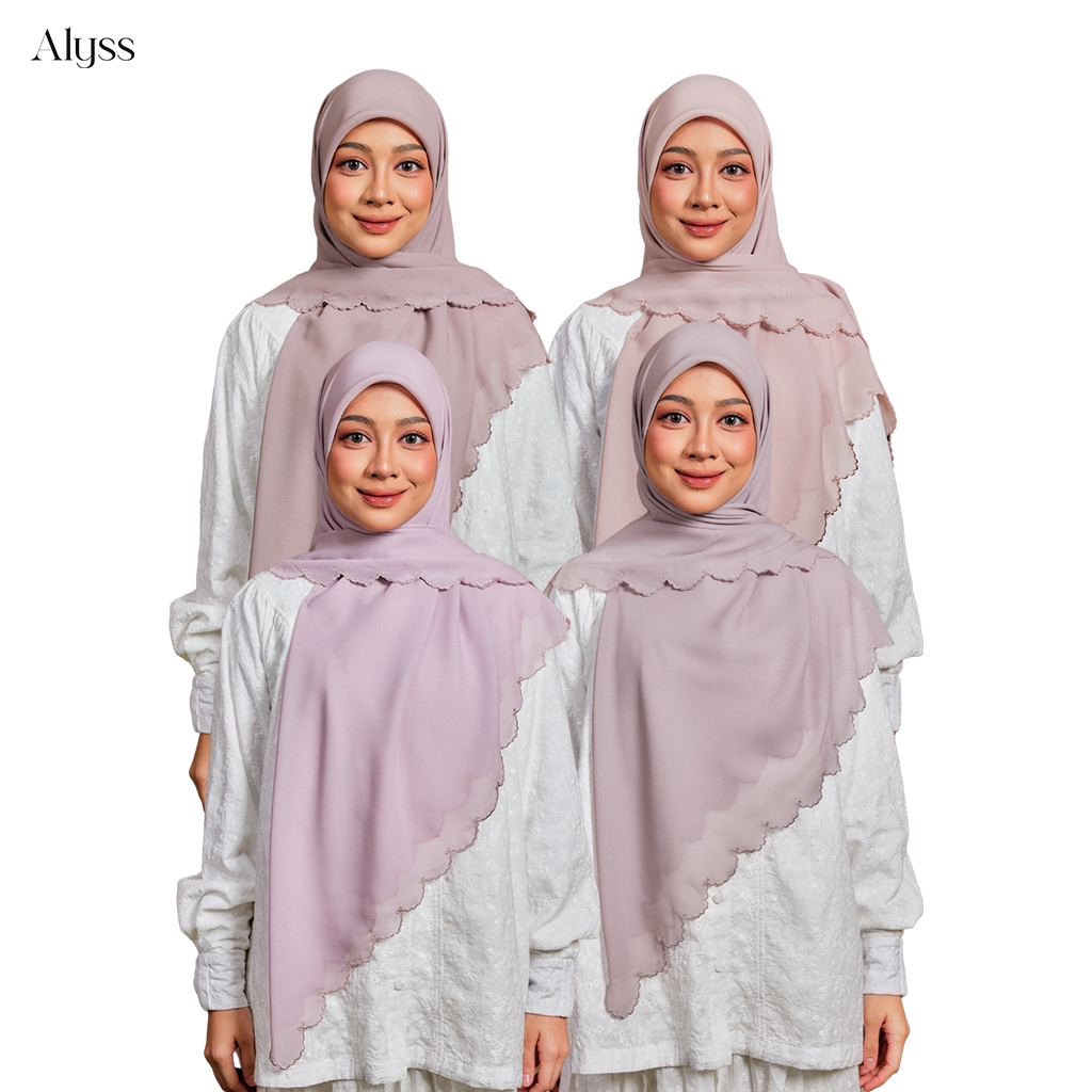 ALYSS MANIS Bawal Sulam Plain Chiffon Voile Bidang 50 & 60 (As-Is ...