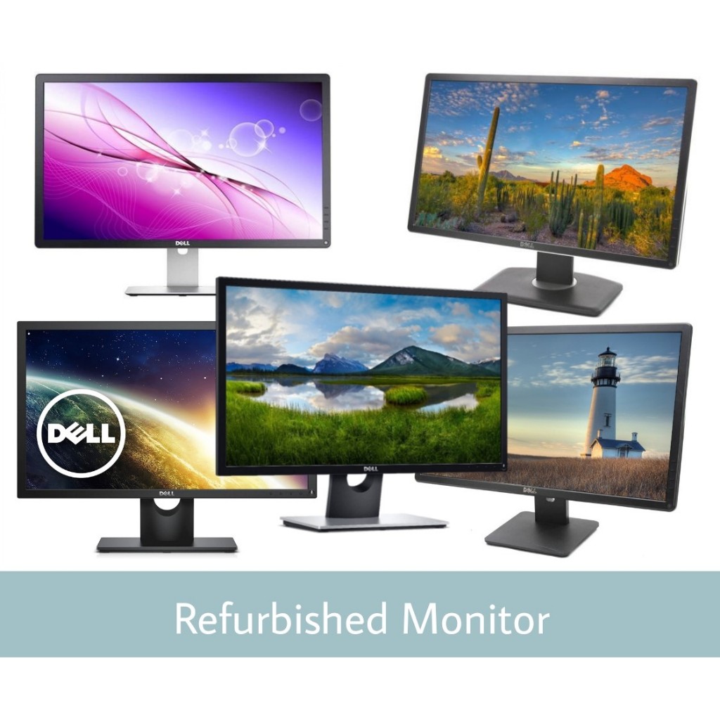 LCD/LED PC Monitor 20 inch ~ 24 inch WIDESCREEN CCTV Budget Dell HP ...