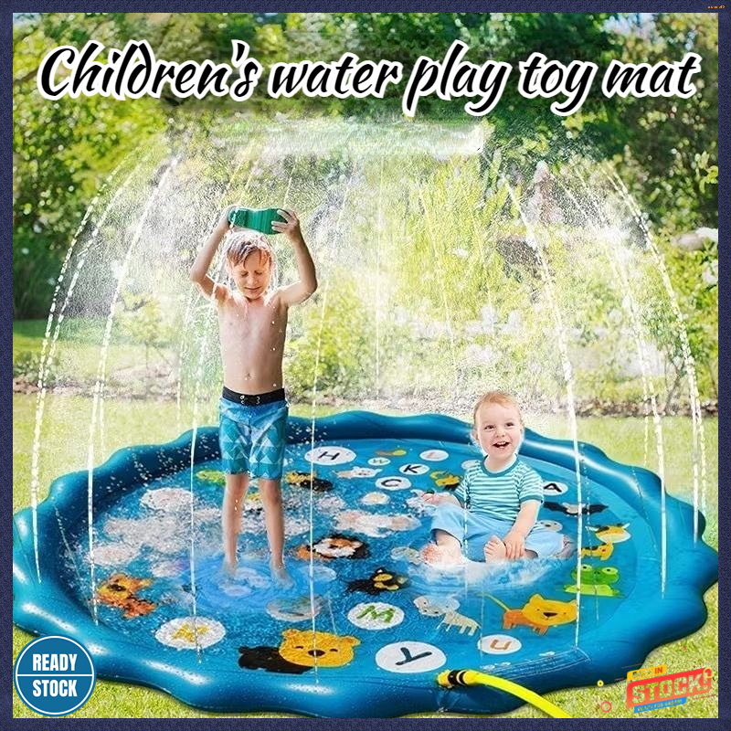 Puzzle children's water spray mat, children's summer toy water play mat ...