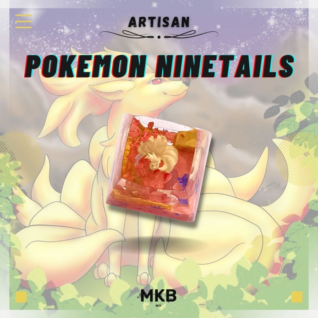 Artisan Pokemon Keycap for Mechanical Gaming Keyboard - Ninetails ...