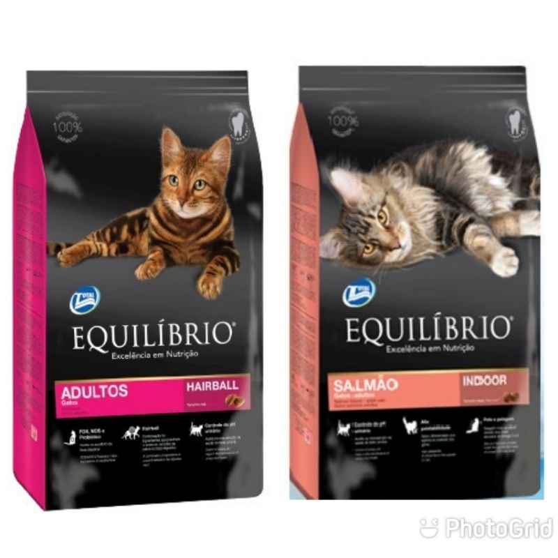Equilibrio Adult Hairball/Salmon Indoor Cat Food 1.5kg | Shopee Malaysia