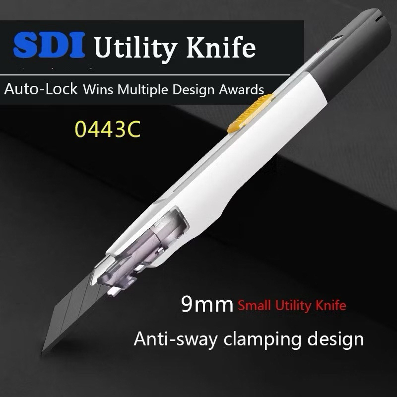 💯 Original SDI Ingenuity Precision Utility knife Cutters 9mm 30 degree / 0443C👍👍 | Shopee Malaysia