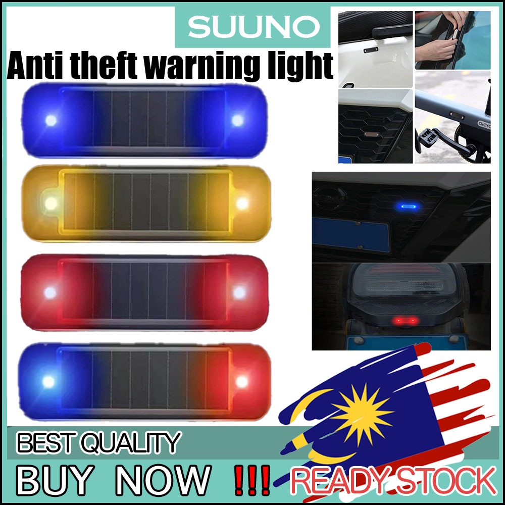 Solar Warning Light Prevent Tail Chasing Light Solar Flashing Light ...