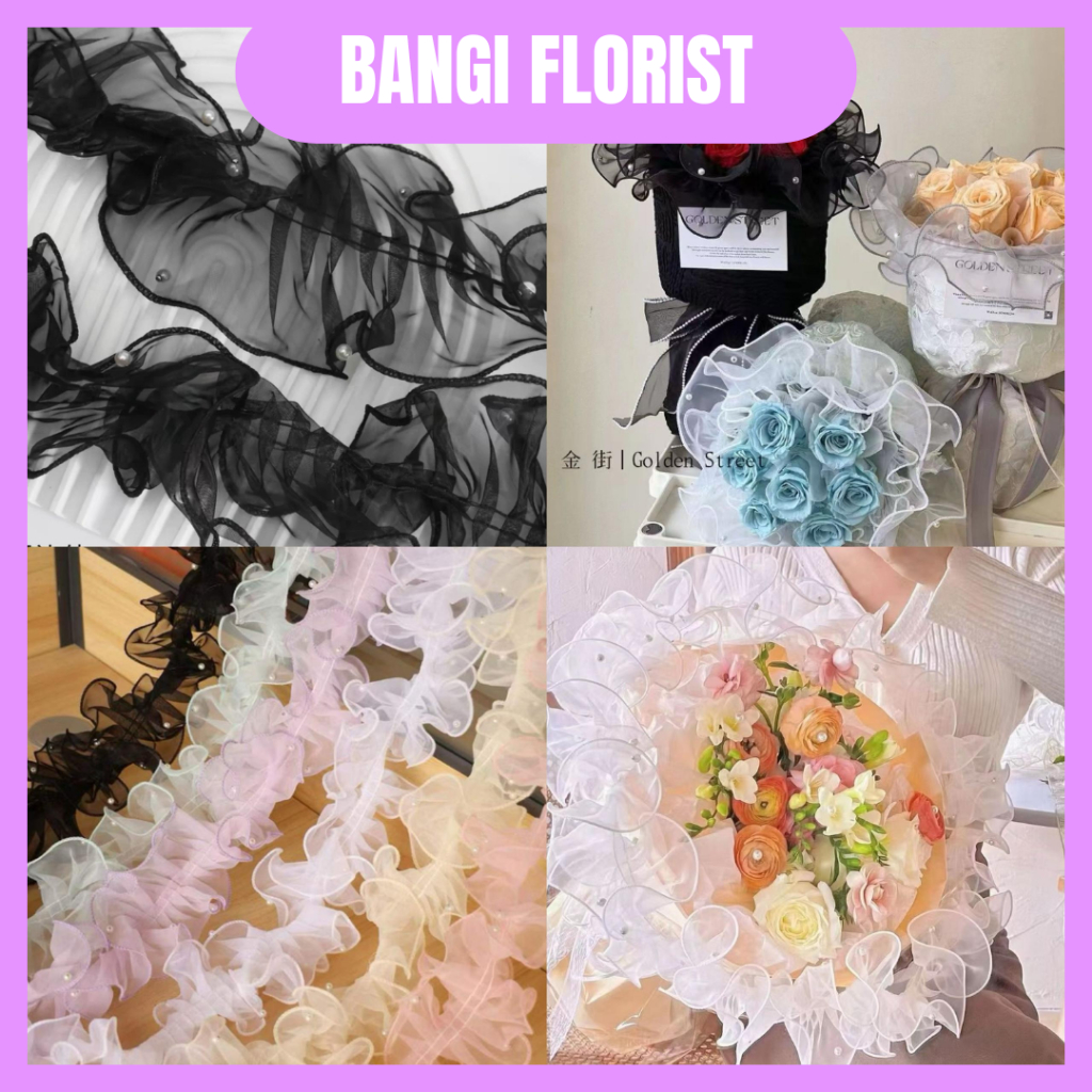 (100cm) FLYING YARN Flower Wrapping Paper Bouquet Wrapping Florist Gift ...
