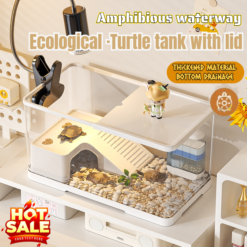 Turtle tank set, desktop aquarium combination Reptile habitat set ...