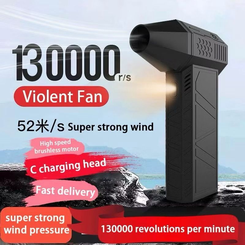 Mini Turbocharged Fan 130000RPM Turboblower Jet Fan Violent Turbofan ...