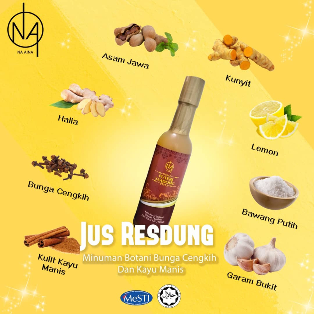Jus Jamu Resdung Puteri Saadong 100% Homemade Tradisional BY NA AINA ...
