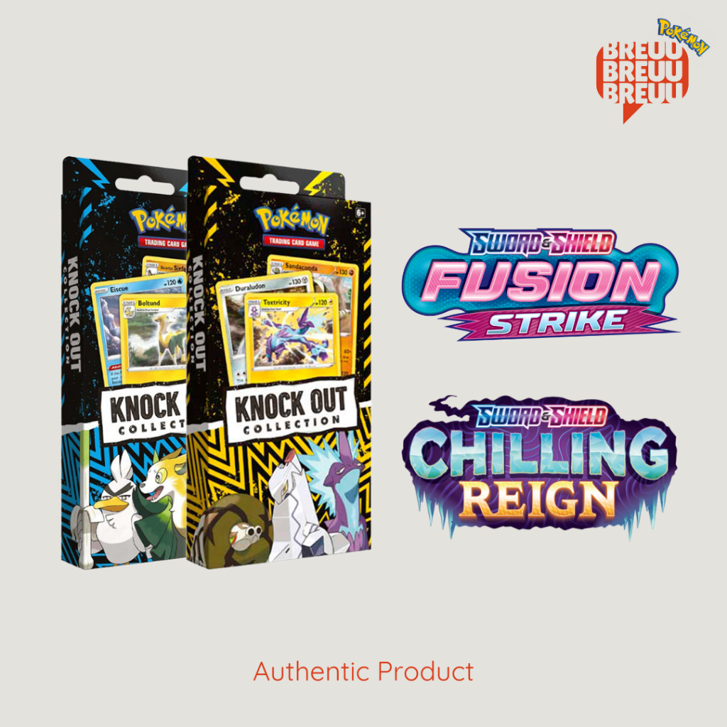 Pokemon TCG Knockout Collection (Fusion Strike & Chilling Reign + Promo ...