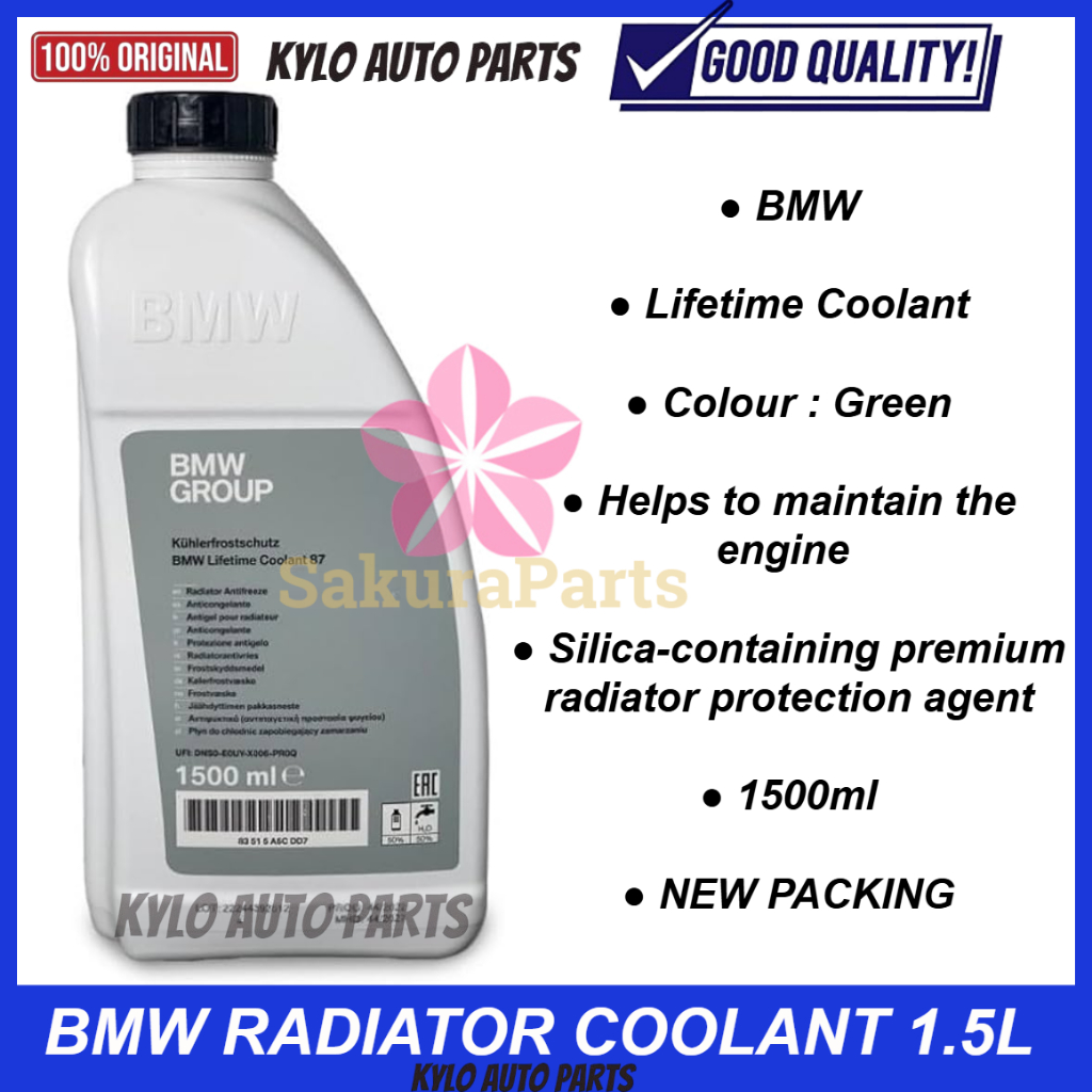 BMW Lifetime Radiator Coolant for BMW / MINI 1.5L (100% ORIGINAL ...