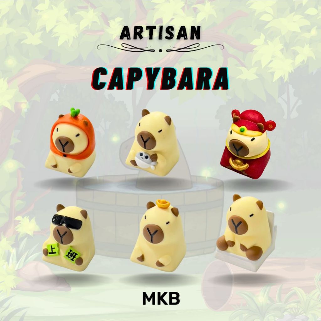 Artisan Capybara Keycap for Mechanical Gaming Keyboard | Shopee Malaysia