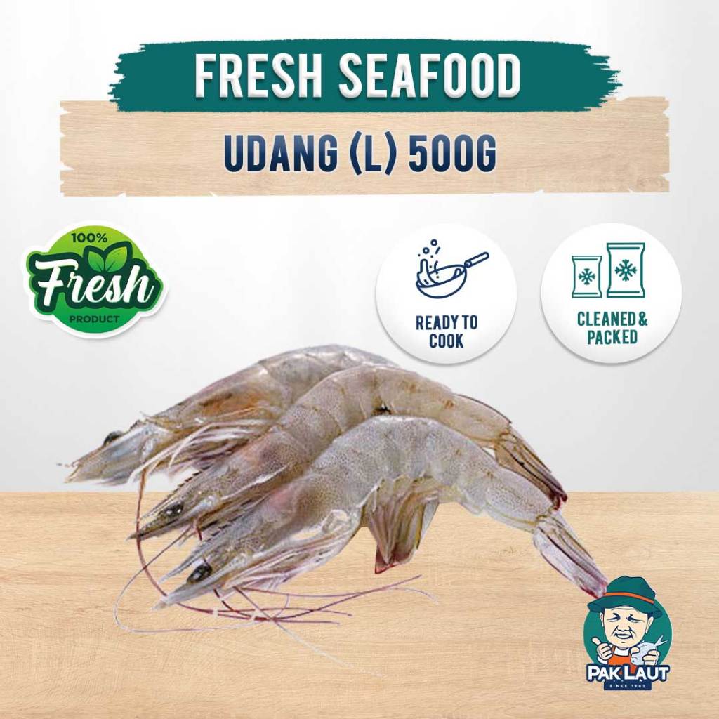 Udang L (13-18 ekor / 500g) | Shopee Malaysia