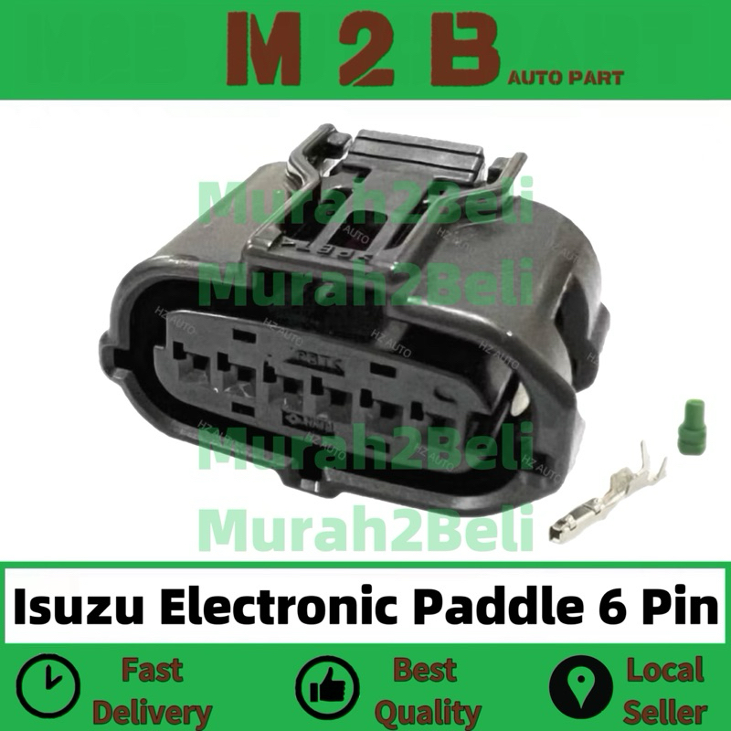 Isuzu D-Max Electronic Paddle Socket Connector 6 Pin | Shopee Malaysia