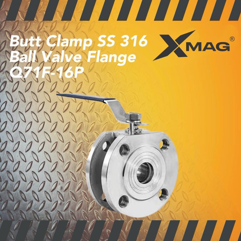 SS 316 BUTT CLAMP BALL VALVE Q71F-16P | Shopee Malaysia