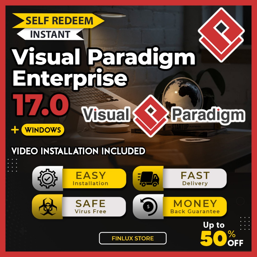[SELF REDEEM] Visual Paradigm Enterprise v17.0 Latest 2022 Lifetime For ...