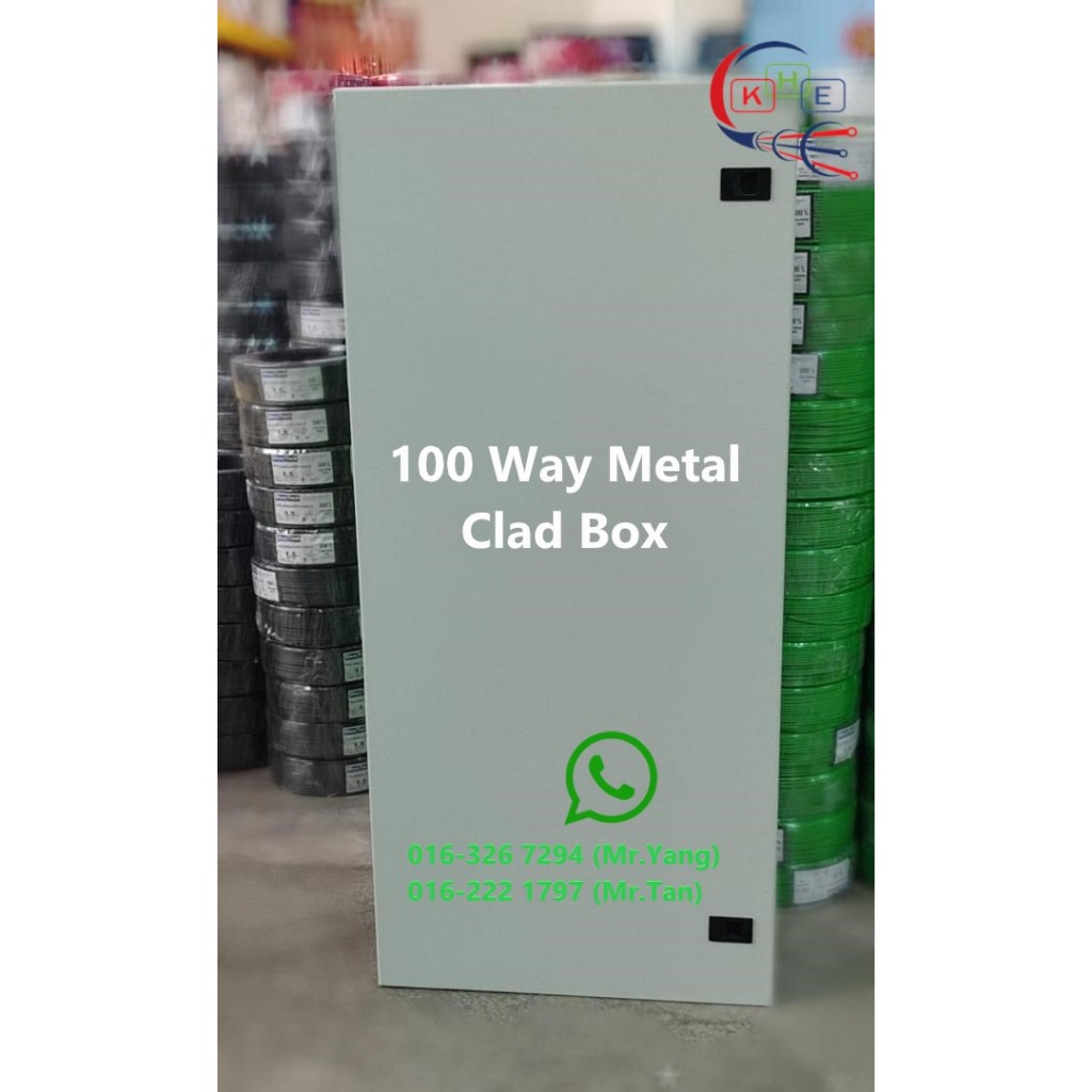 100Way 6Row Metal Clad Enclosures DB Box /100hala 6 Baris Kotak Logam ...