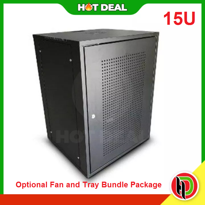 RackIT 15U Perforated Heavy Duty Server Rack - Ready Assembled 15U ...