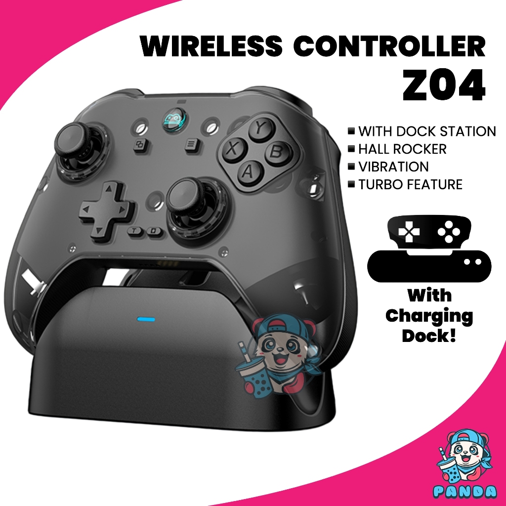 Z04 Wireless Gaming Controller Bluetooth Gamepad With Hall Joystick ...