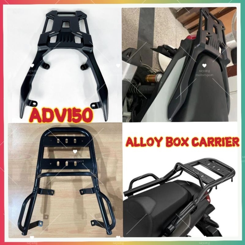 ADV160 ADV150 BRACKET ALUMINIUM RACK CASE SIDE SEAT ALLOY TOP BOX ...