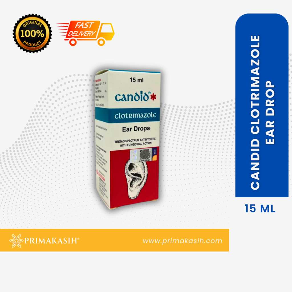 Glenmark Candid Ear Drops 15ml | Shopee Malaysia