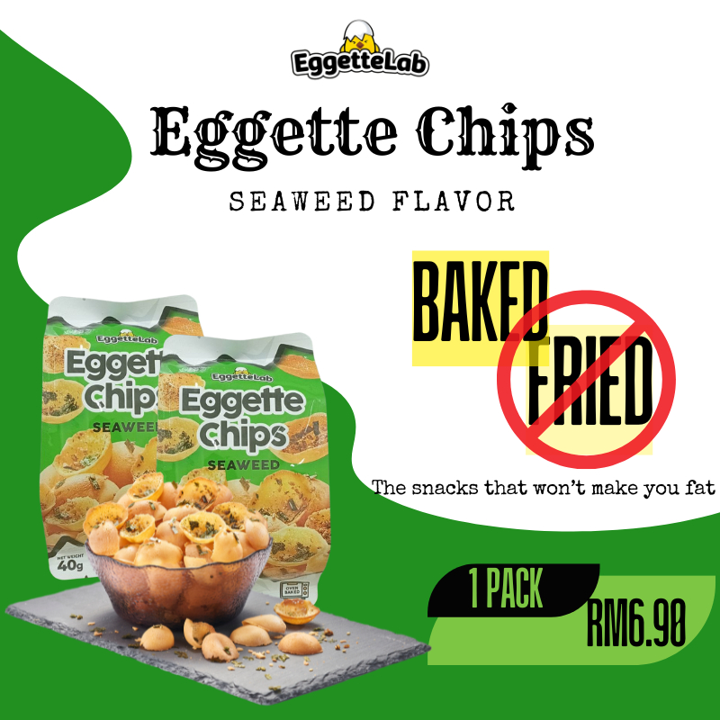 Eggette Lab - Eggette Chips Seaweed 1x | Shopee Malaysia
