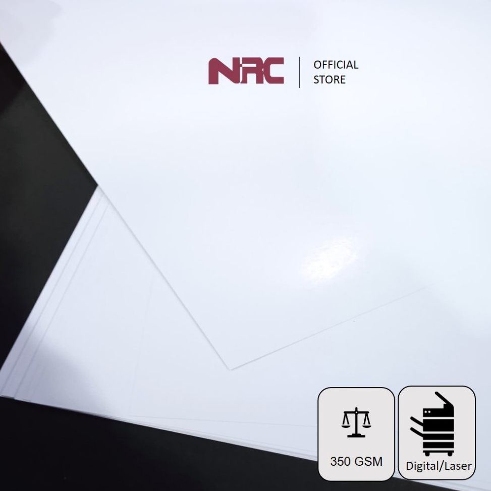 Art Card 350gsm (2 side gloss coated) | A5/A4/A3/A2/A1 | 10 Pieces | 350 GSM | Shopee Malaysia