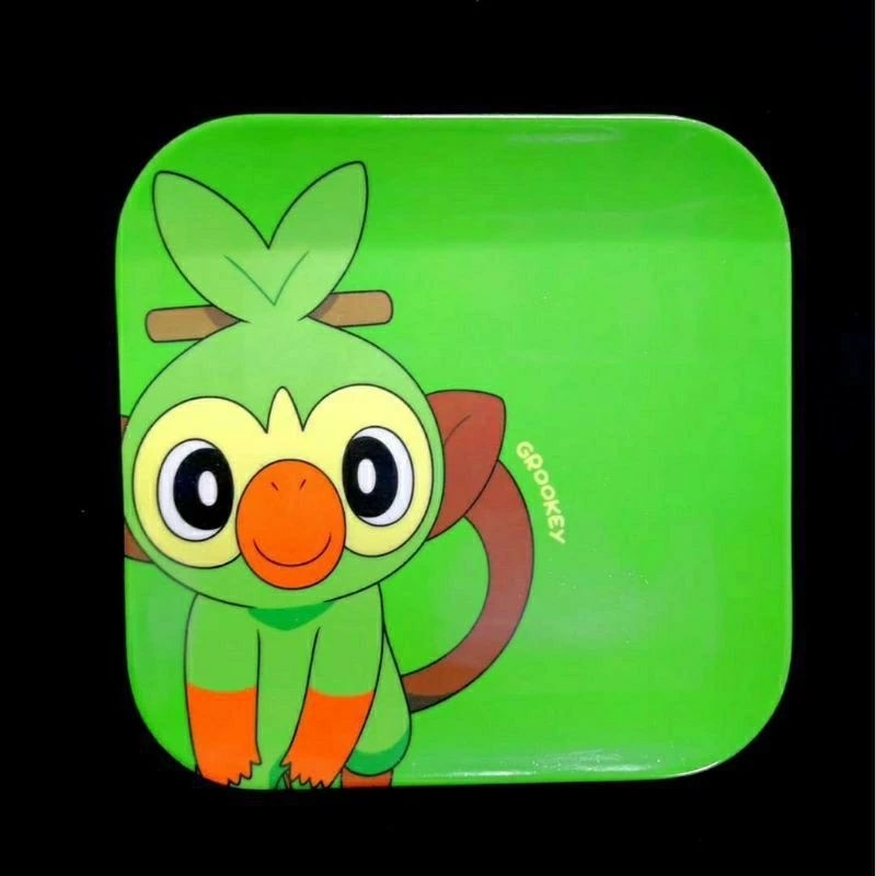 7-11 Pokemon Square Plate Grookey Pinggan 宠物小精灵 神奇宝贝 宝可梦 敲音猴 | Shopee ...