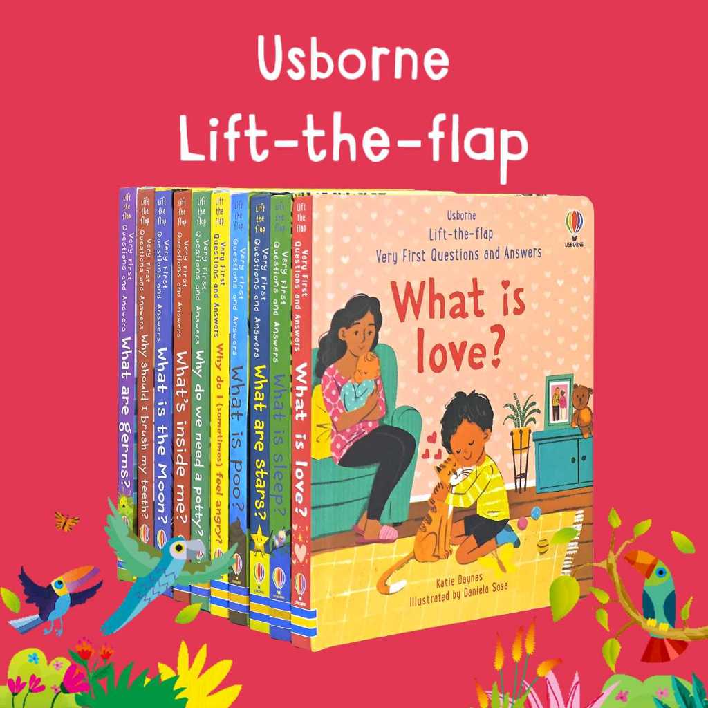 (15 books )Usborne Lift-the-flap Very First Questions and Answers ...