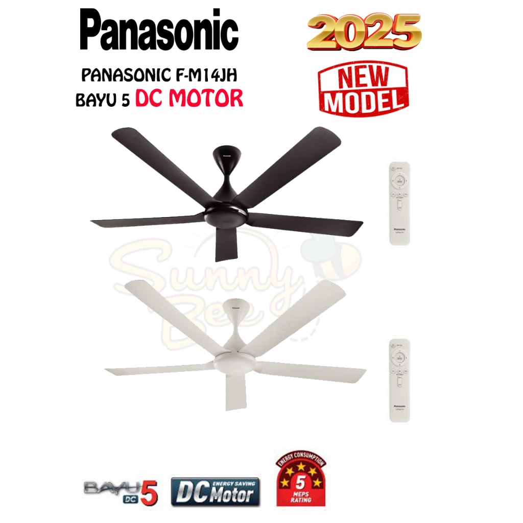 Panasonic Bayu 5 F-M14JH (2025 NEW MODEL) DC MOTOR SAVING ENERGY | Shopee Malaysia