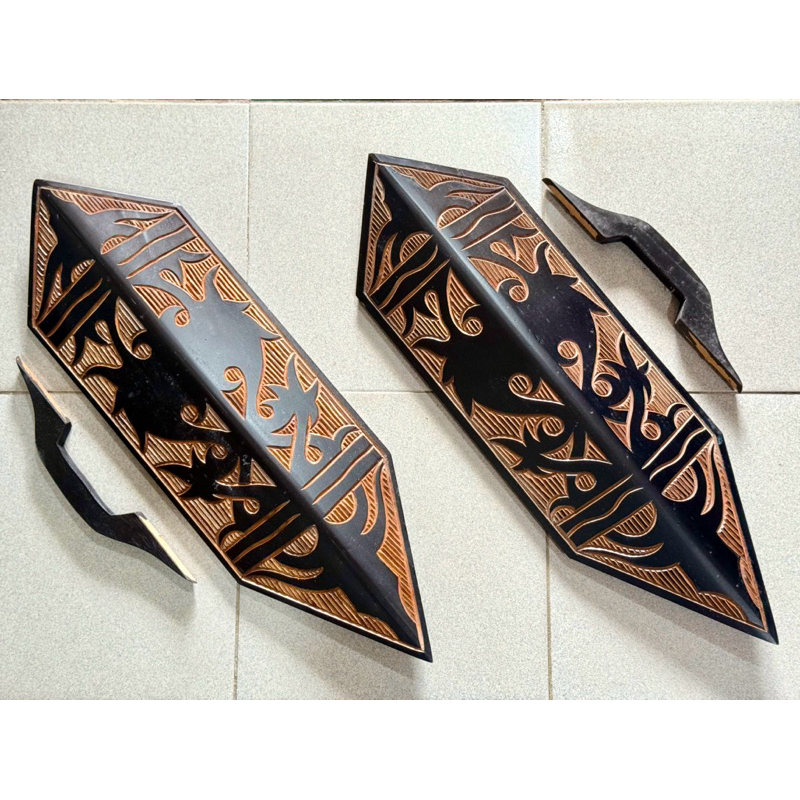 Terabai Kayu🪵Terabai CAT Iban Design Borneo Sarawak🪘Size: 60cm🪘 ...