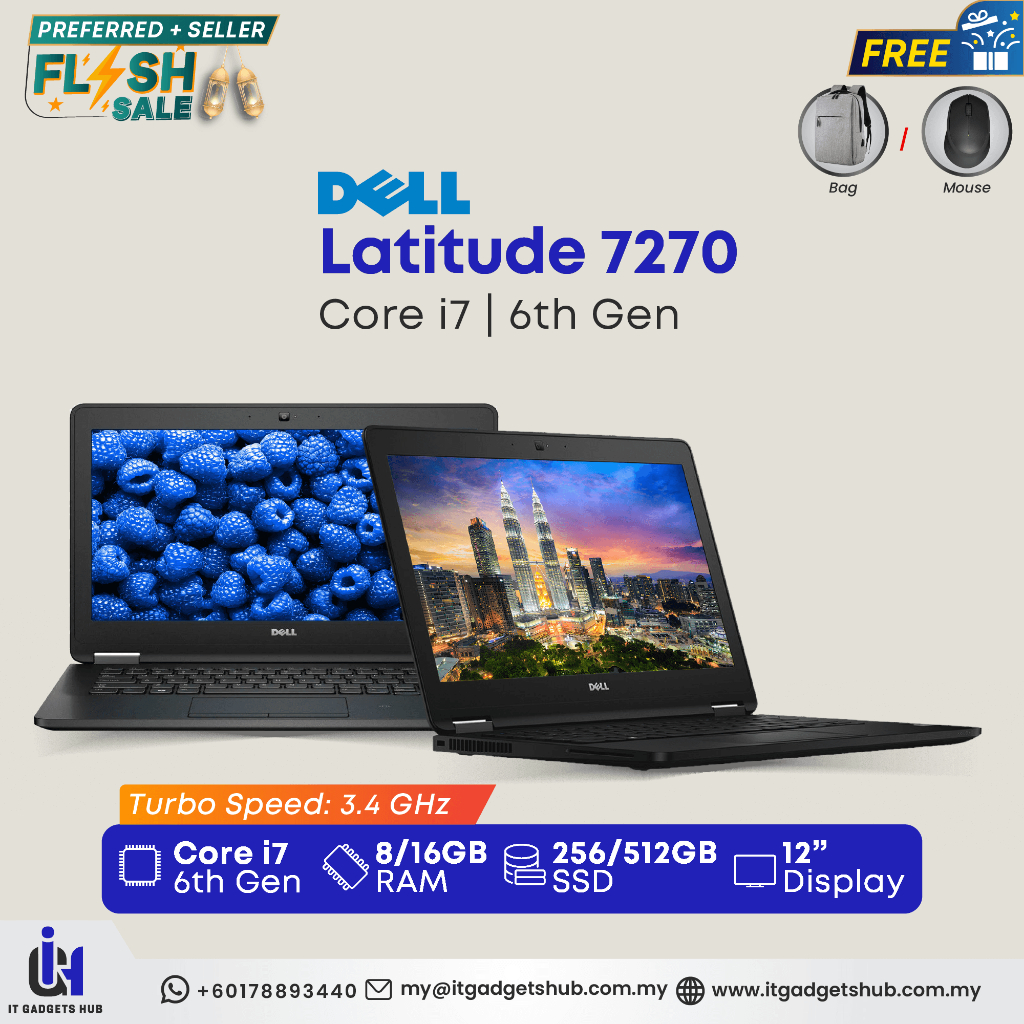 Dell Latitude 7200 Series Budget Laptops | Model 7290 7280 7270 | Core ...