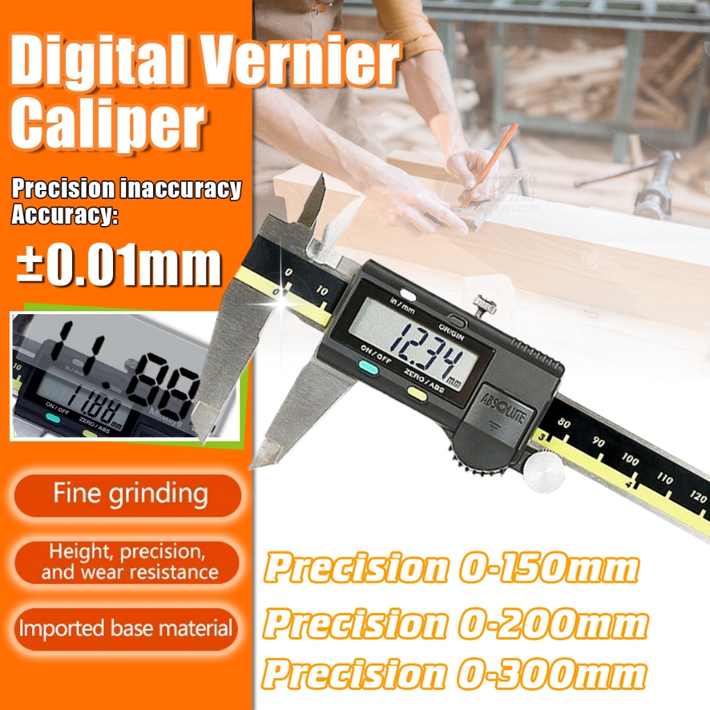 Digital caliper Measuring tainless steel electronic display vernier 150 ...