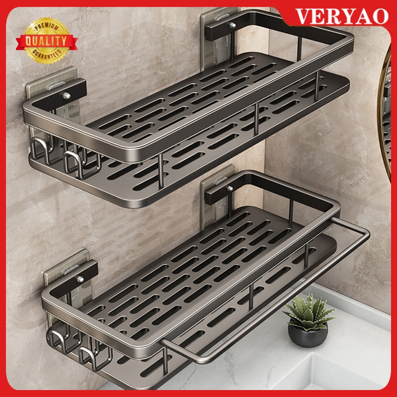 VERYAO Bathroom kitchen storage rack shampoo shower gel storage rack ...