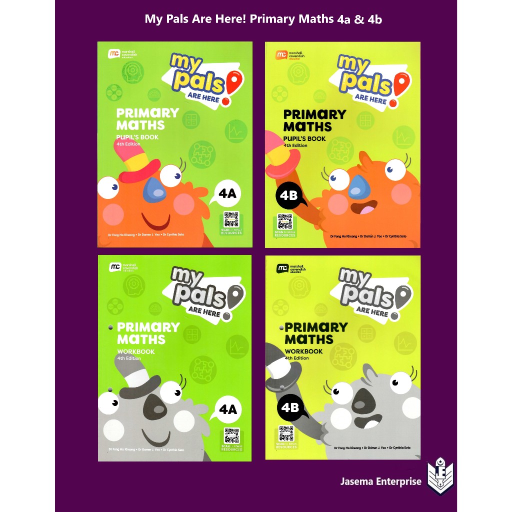 My Pals Are Here! Primary Maths 4a,4b Pupil's Book & Workbook 4th Edition | Shopee Malaysia