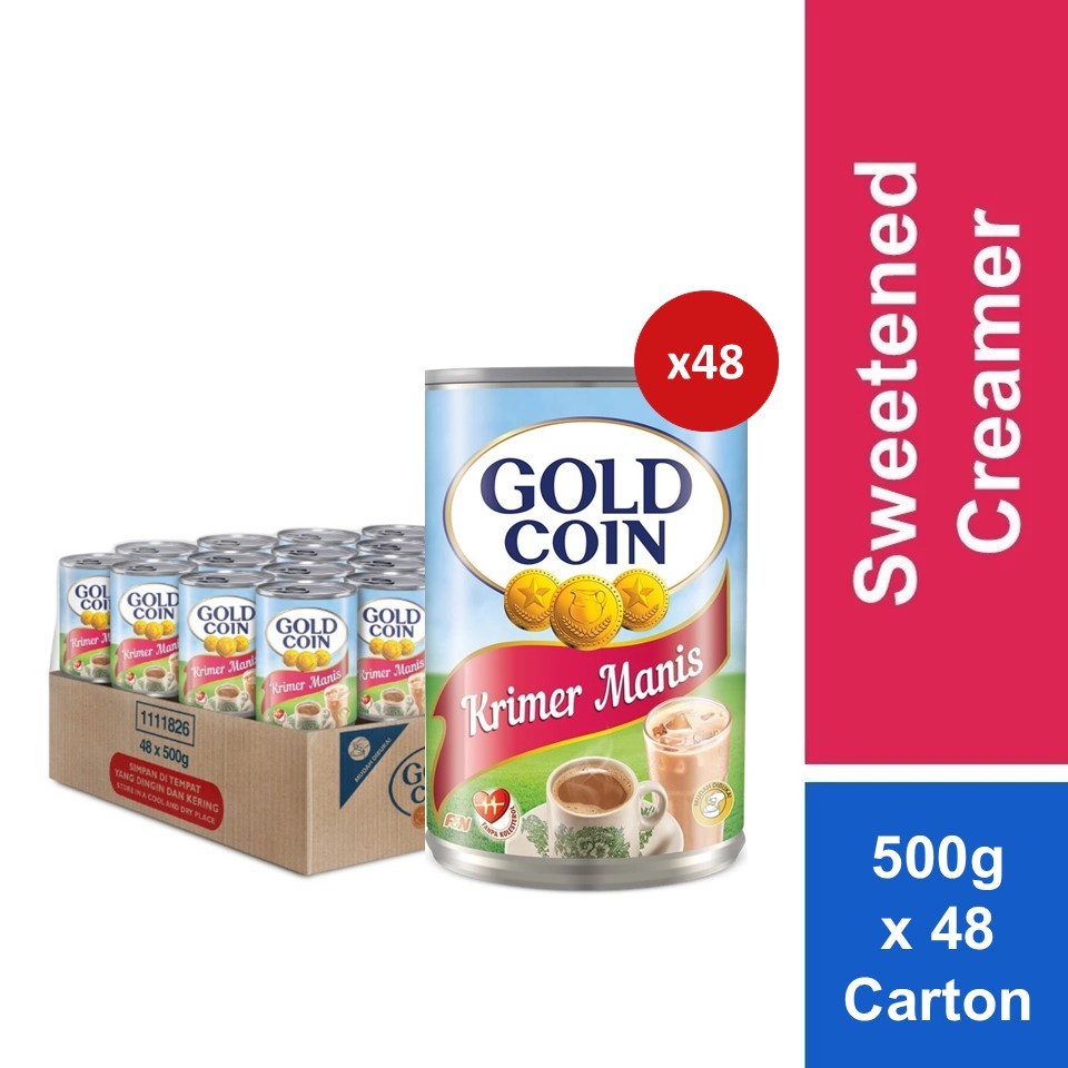 [Carton of 48] Gold Coin Sweetened Creamer 500g | Shopee Malaysia