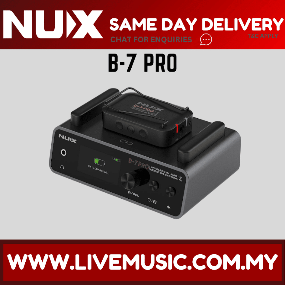 Nux B-7 PRO Wireless In Ear Monitor System for Stage and Studio ( B7PRO ...