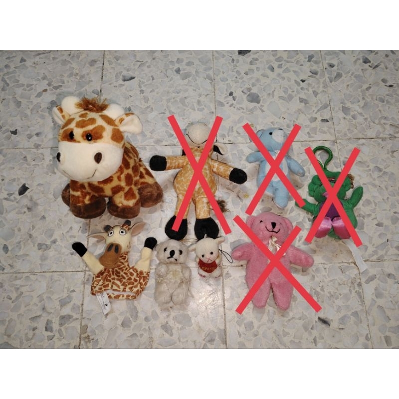 Plush Toys Bundle [READ DESCRIPTION] | Soft Toys | Giraffe | Baby Bop | Barney | Teddy Bear ...