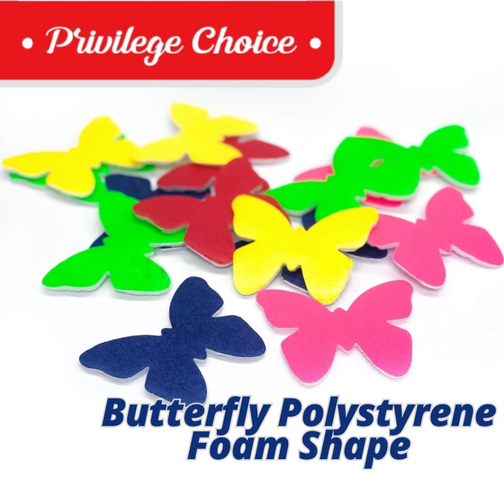Butterfly Polystyrene Foam Shape/ Hiasan Bentuk Rama-rama / Butterfly ...