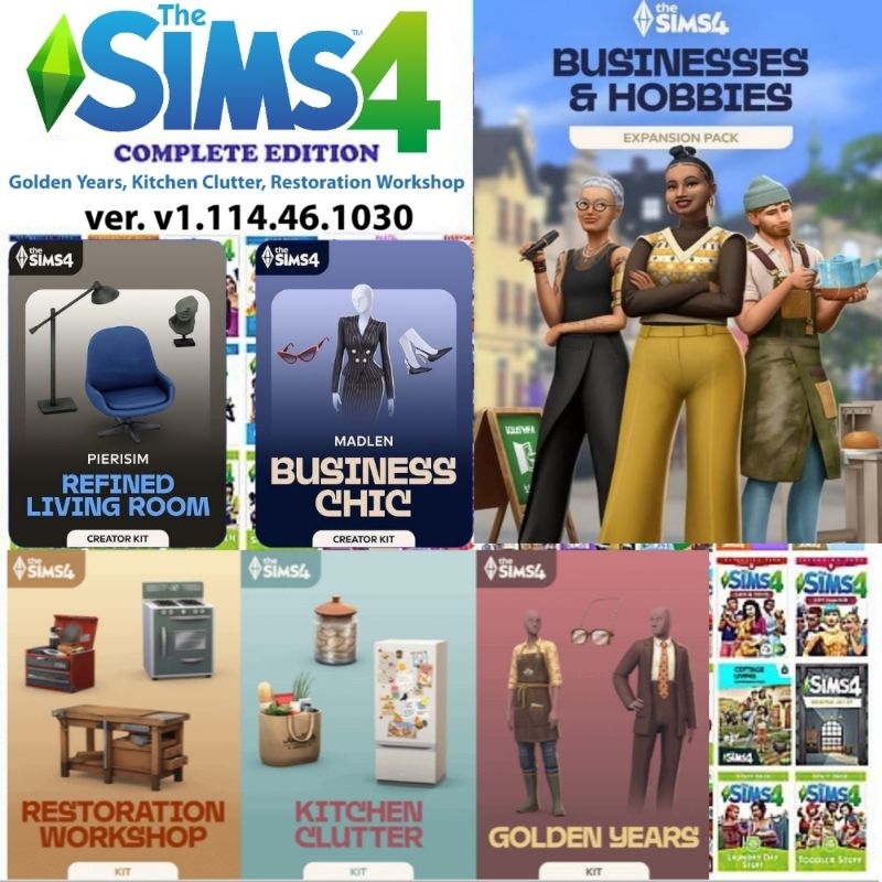 [PC] The Sims 4 Complete Edition v1.114.46.1030 Restoration Workshop ...