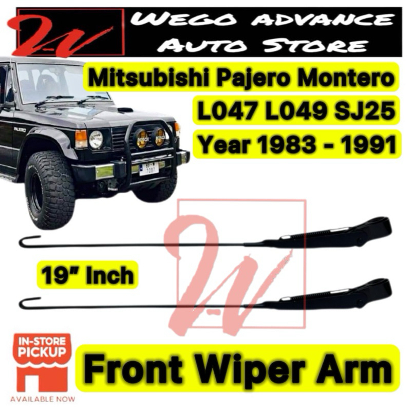 Mitsubishi Pajero Montero L047 L049 Delica L300 Front Wiper Arm 19 inch ...
