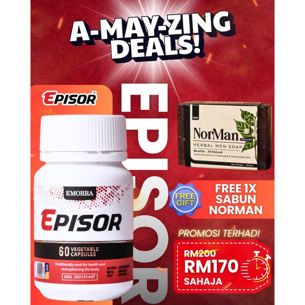 Emorra Episor Capsules Original Free S.Normann Free Shipping | Shopee ...