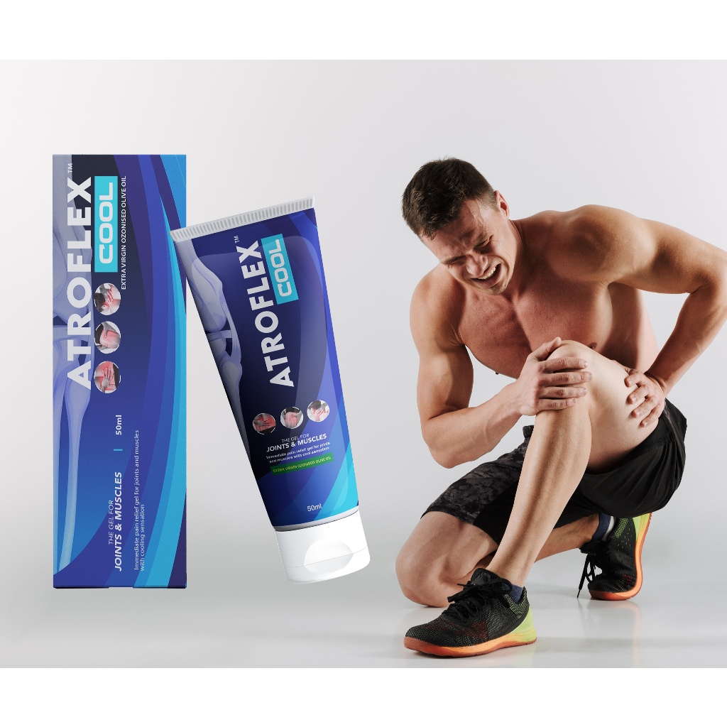 Atroflex Gel (SEJUK) Minyak Zaitun Asli Ozon Sakit Lutut Sendi Otot ...