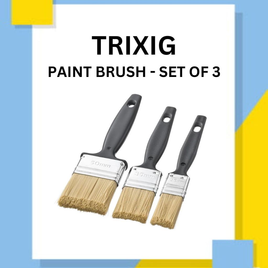 TRIXIG Paint Brush ( Set Of 3 ) | Shopee Malaysia