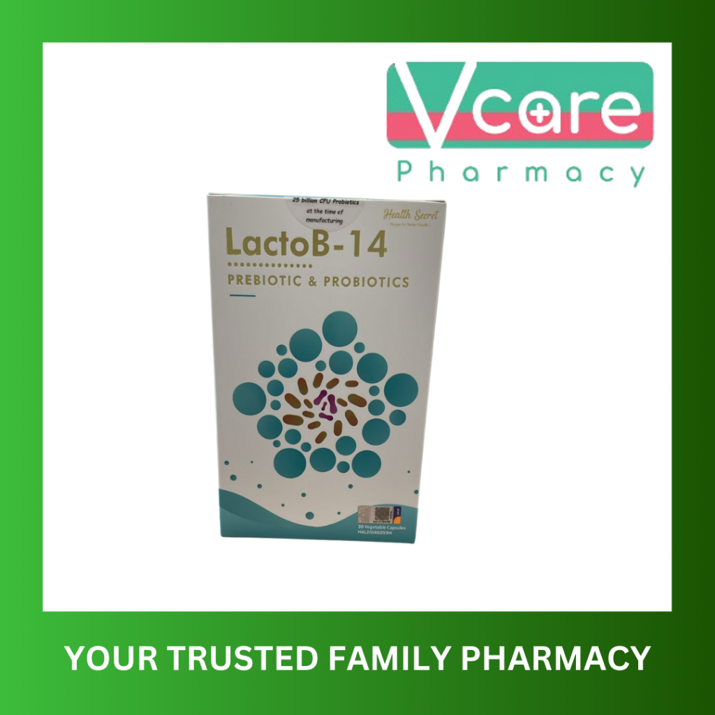Health Secret LactoB-14 Prebiotic+Probiotics 30'S | Shopee Malaysia