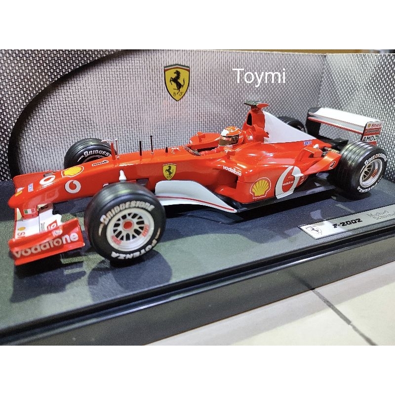 Hot Wheels F1 1/18 Ferrari F2002 2002 Michael Schumacher World Champion ...