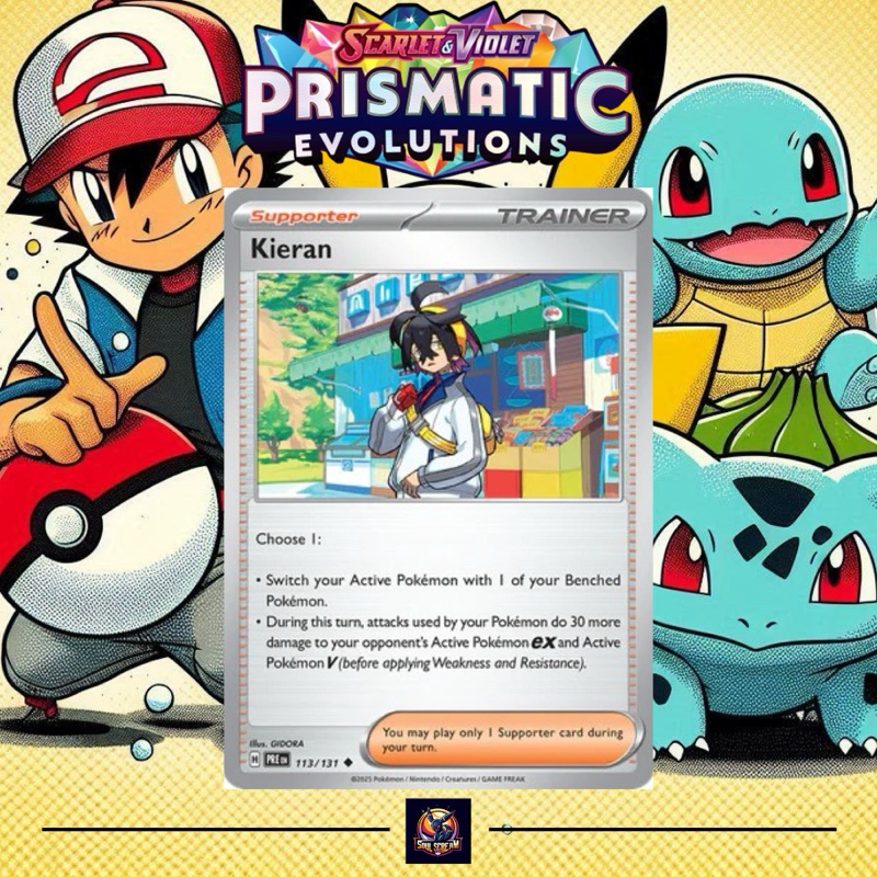 Pokemon TCG Kieran Prismatic Evolution | Shopee Malaysia