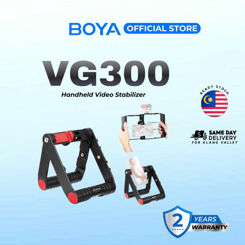 BOYA BY-VG300 Rig Video Stabilizer Smartphone Telefon Pintar Android/iP ...