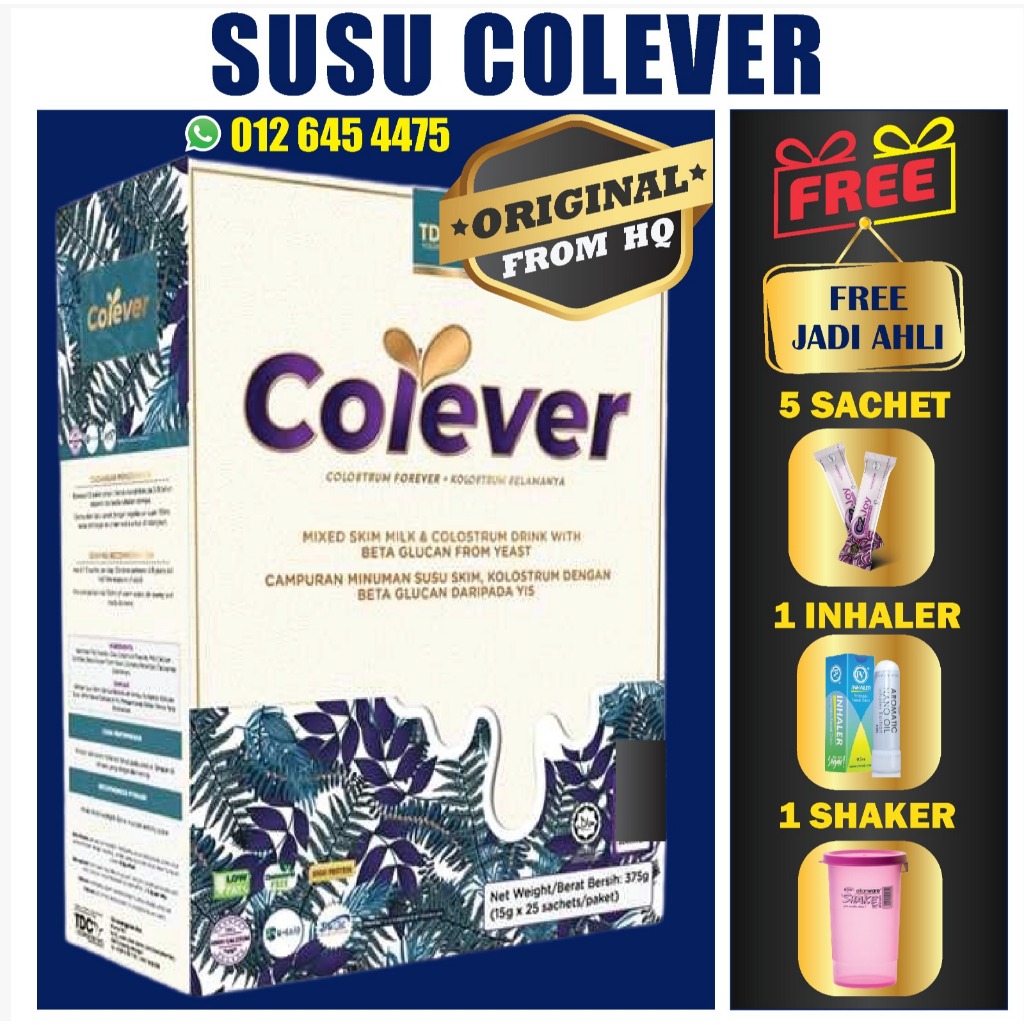 Colever susu kolostrum dengan beta glucan, trucal high calcium untuk ...