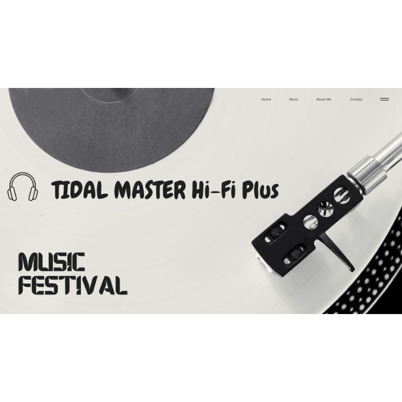TIDAL MASTER HI-FI PLUS (Purchase 6 Month will help you Restore ...