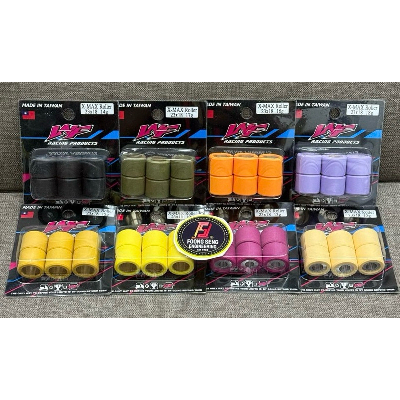 WF XMAX 250 ROLLER 12G 13G - 19G & TORQUE SPRING 1000 RPM - 1500 RPM ...