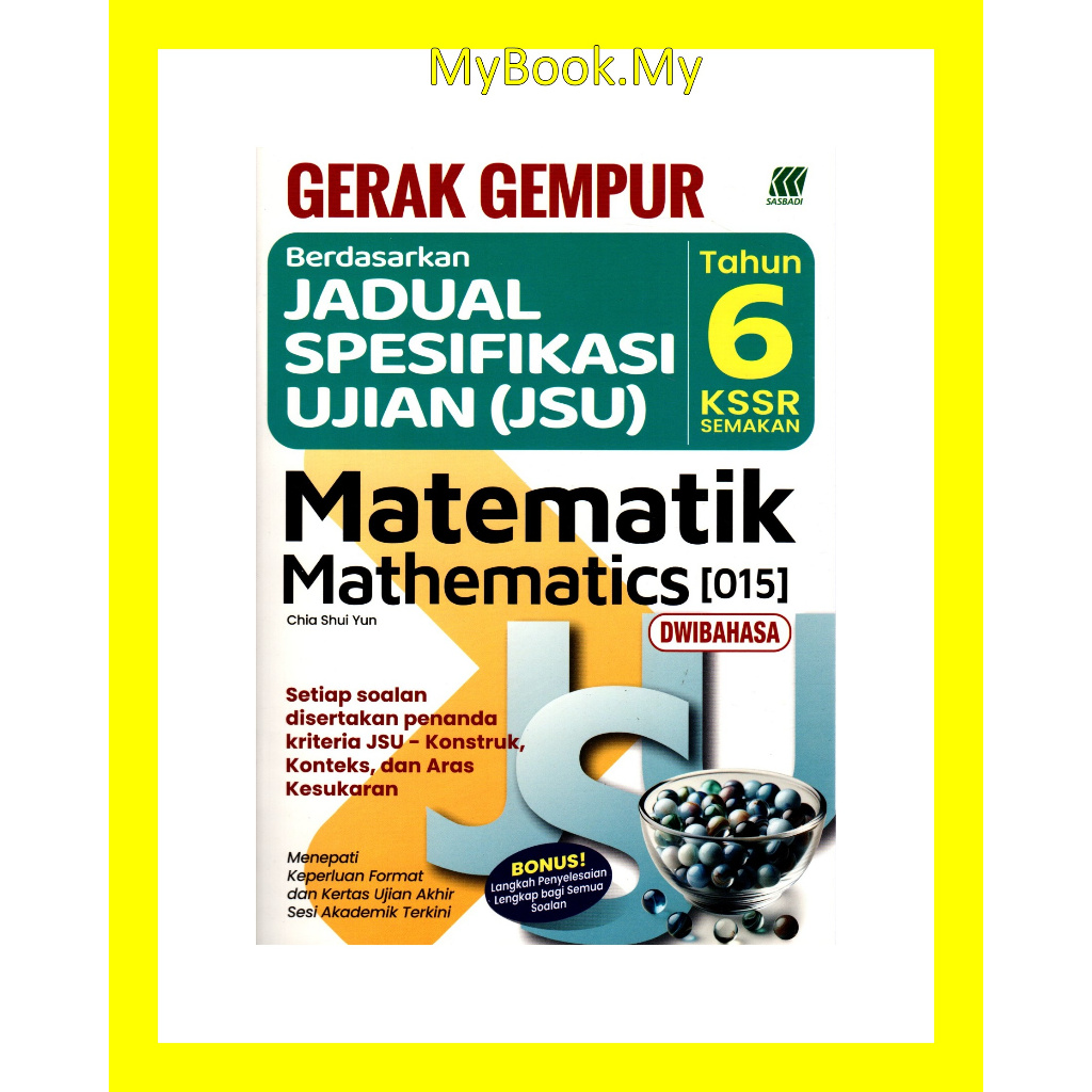*BARU* MyB Buku Latihan : Matematik Mathematics Tahun 6 - Gerak Gempur ...